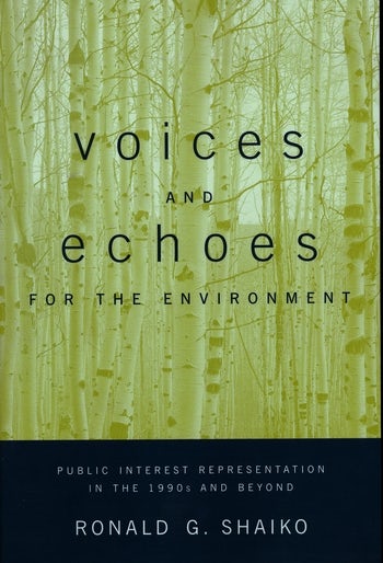 Voices and Echoes for the Environment | Columbia University Press