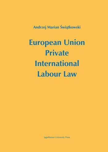 European Union Private International Labour Law | Columbia University Press